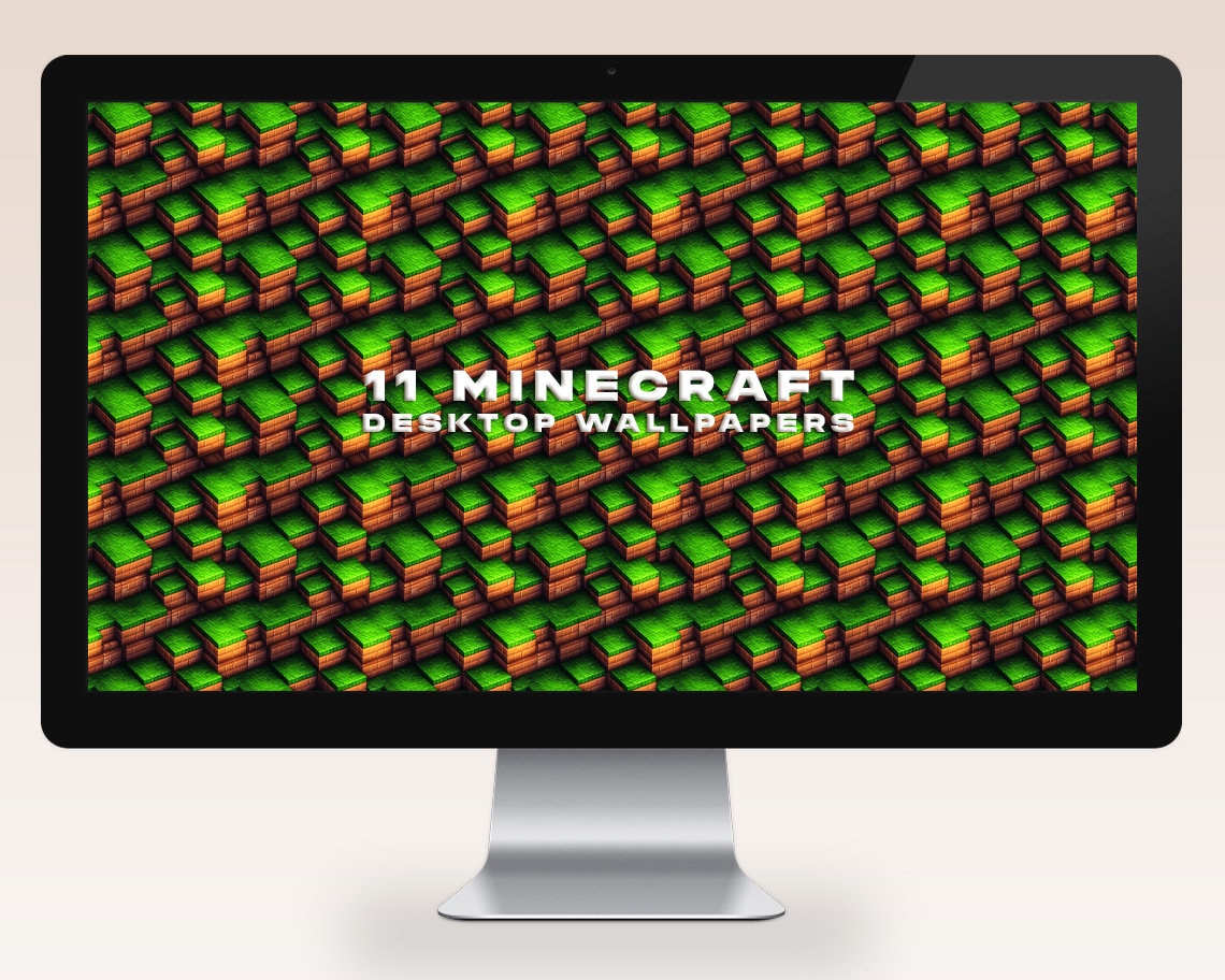 Minecraft 4K Desktop Wallpapers Collection - Set of 11 - Etsy