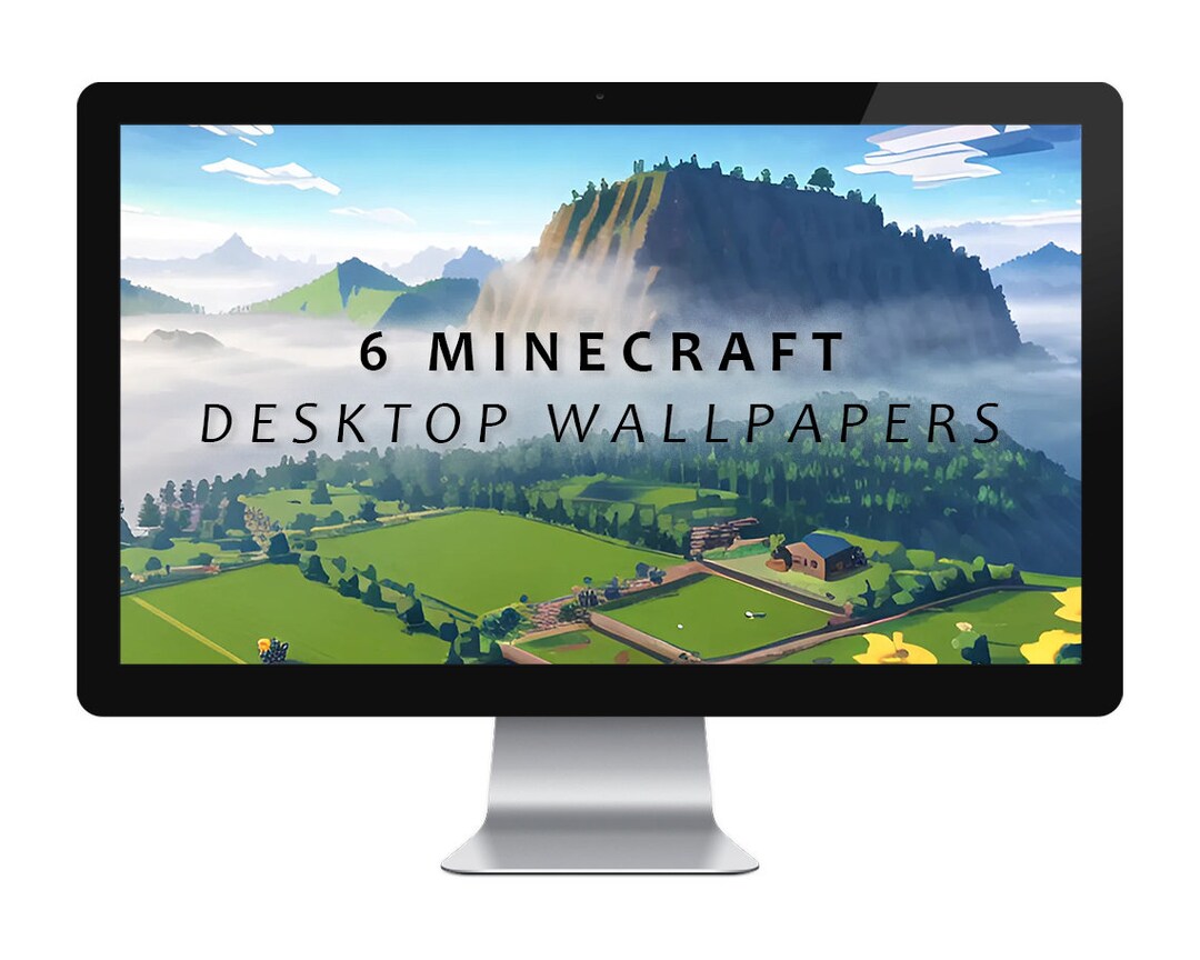 Ultimate Minecraft Adventure: 4K Desktop Wallpaper Collection (set of 6 ...