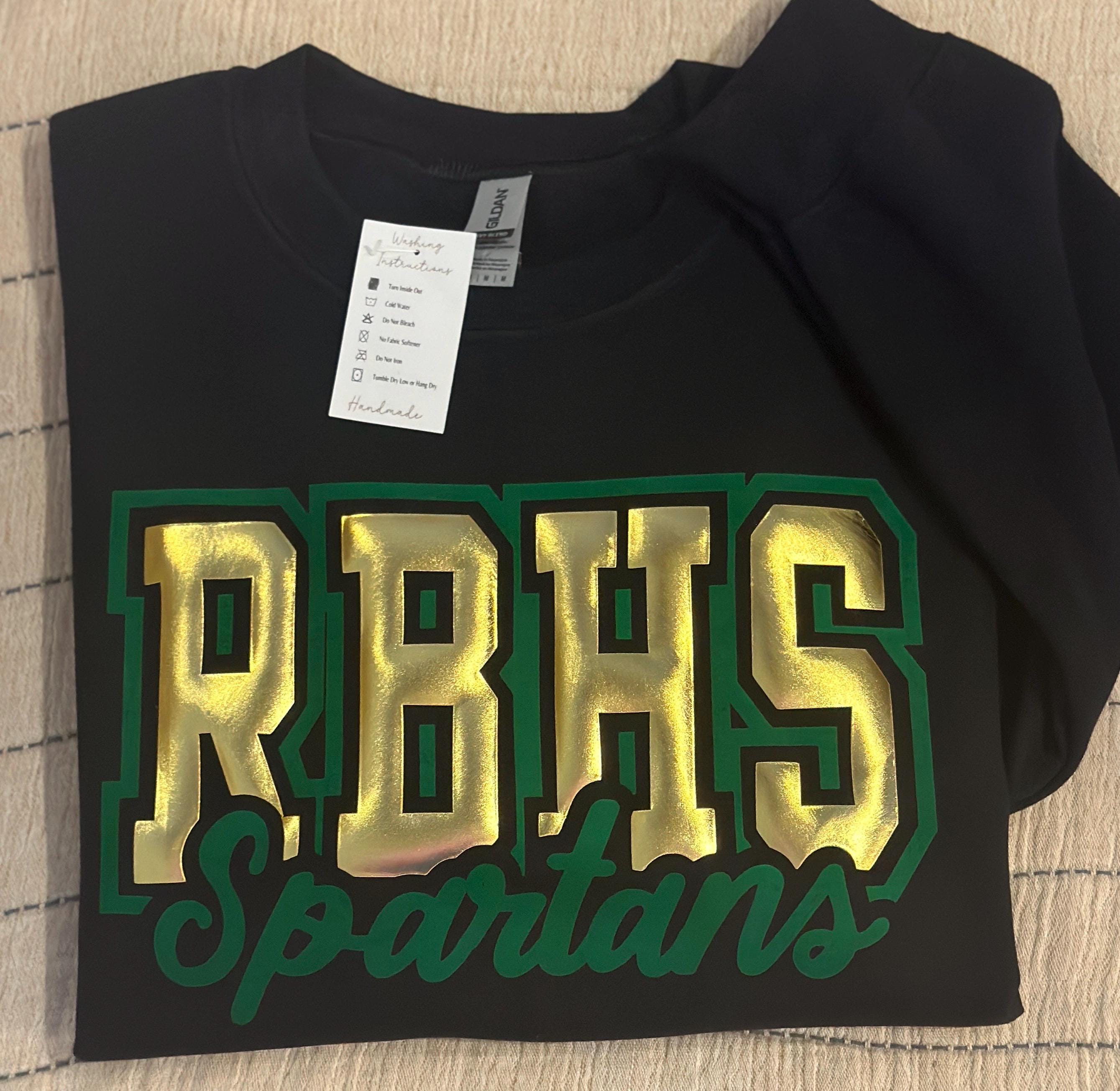 Custom Sweatshit Personalized for RBHS Spartans Team Order Embossed ...