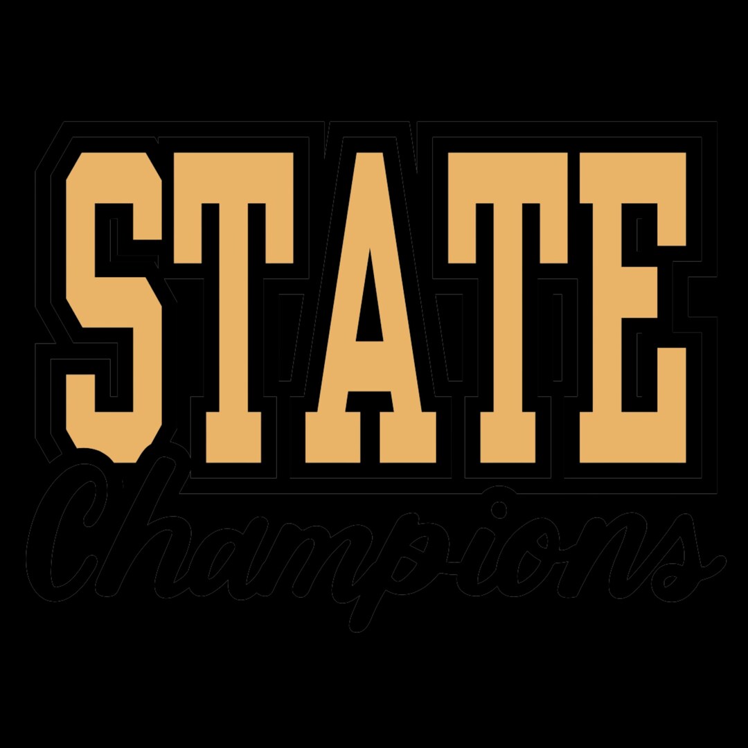 State Champions PNG in Two Layers - Etsy
