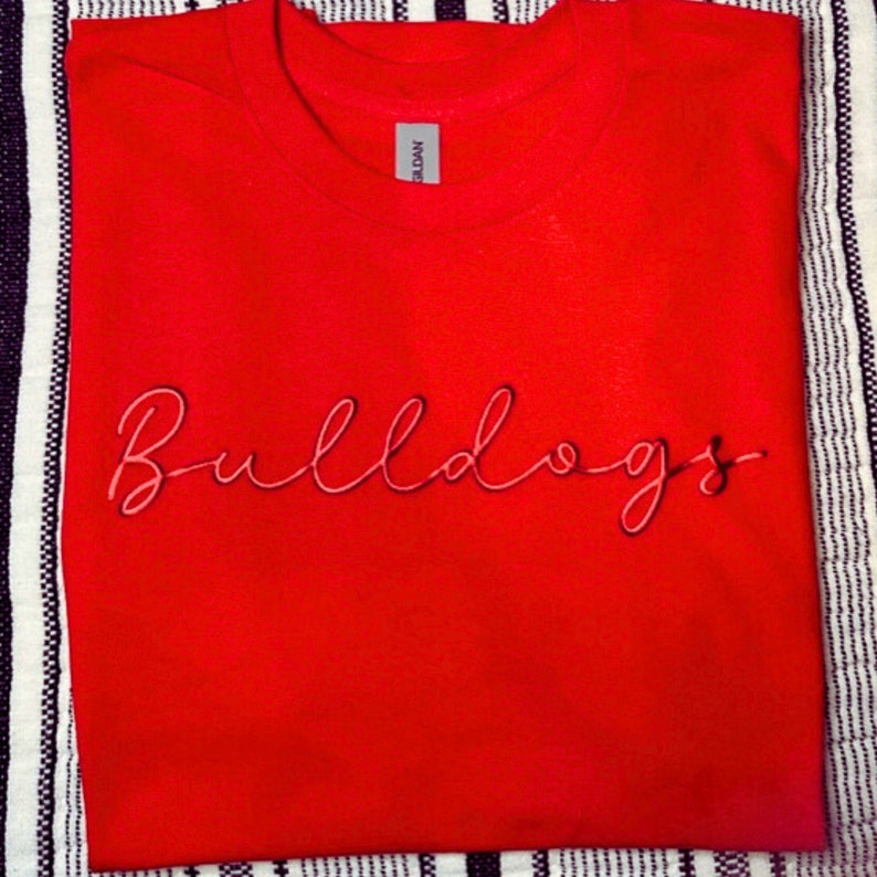 Custom Mascot Shirt Embossed Puff Print Tshirt Text Personalized Gift ...