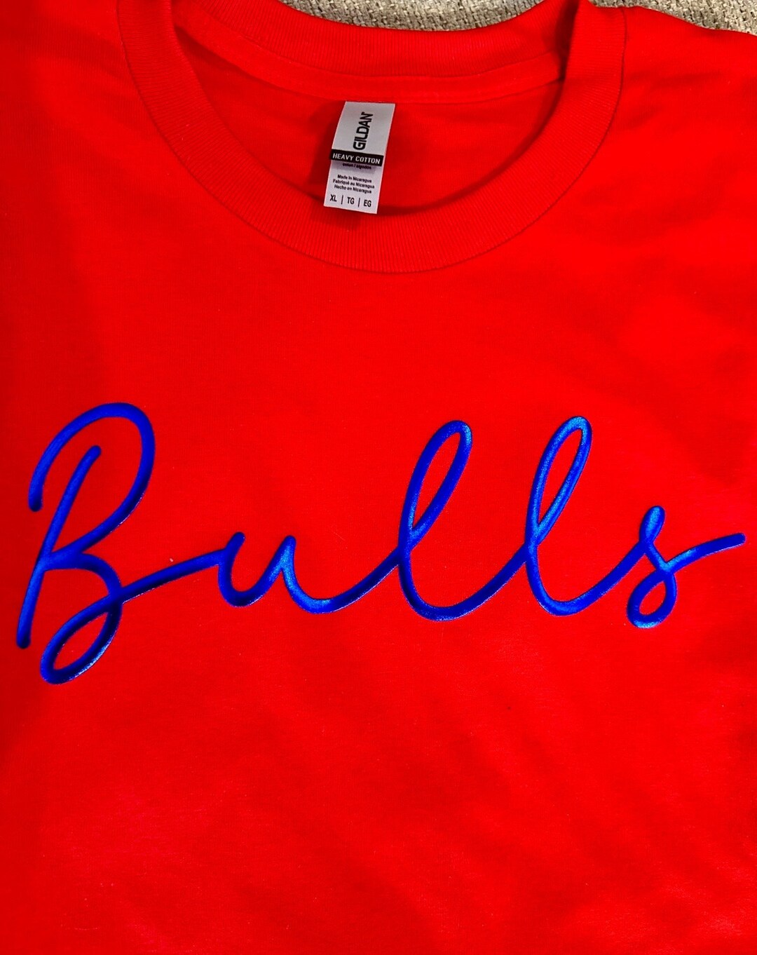 Custom Mascot Shirt Embossed Puff Print Tshirt Text Personalized Gift ...