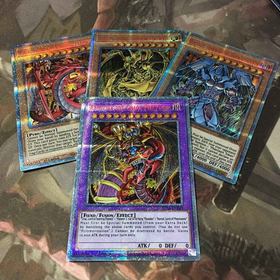 Yugioh Sacred Beasts Proxy Card Set Uria Raviel Hamon - Etsy Canada