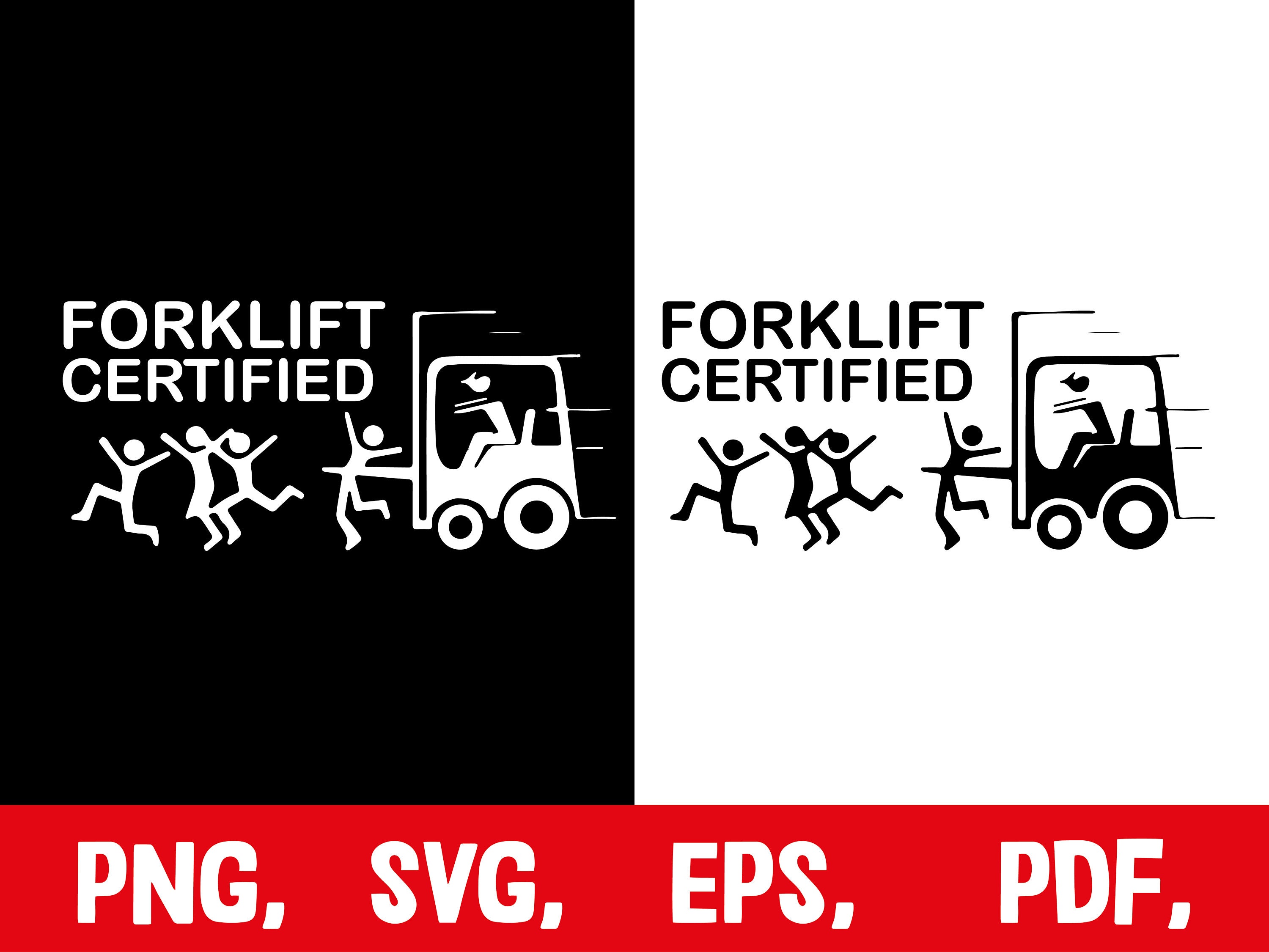 Funny Forklift Operator Forklift Certified Retro Vintage Svg Png, Svg ...