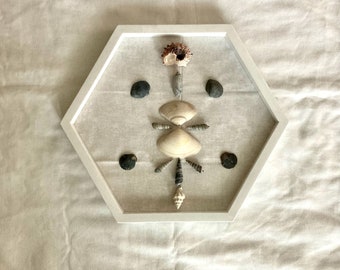 Assorted Ocean Blend Seashell Art, Beach Seashell Art, Coastal Decor ...