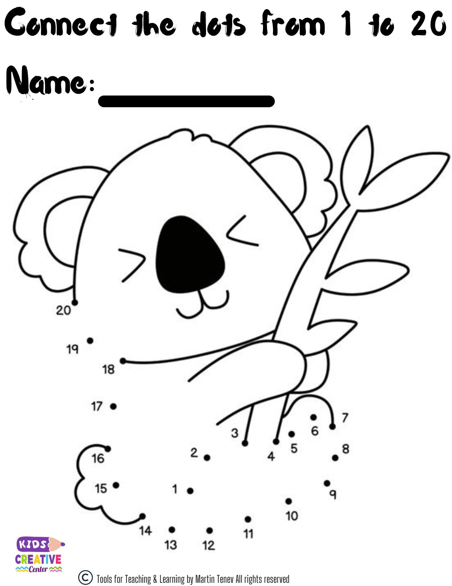 Connect the Dots for Kindergarten/preschoolers 40 Pages - Etsy