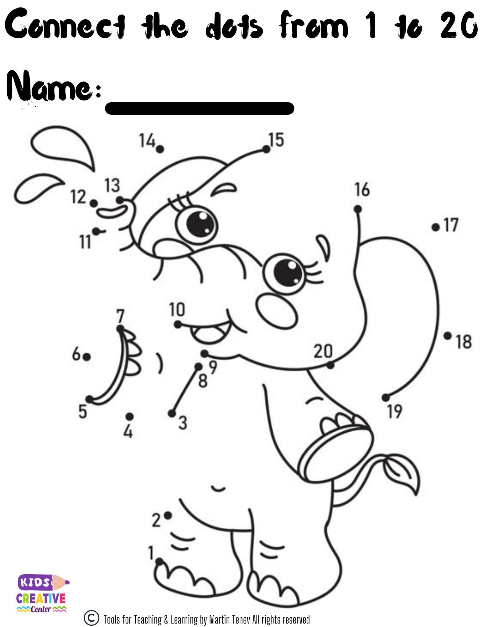 Connect the Dots for Kindergarten/preschoolers 40 Pages - Etsy