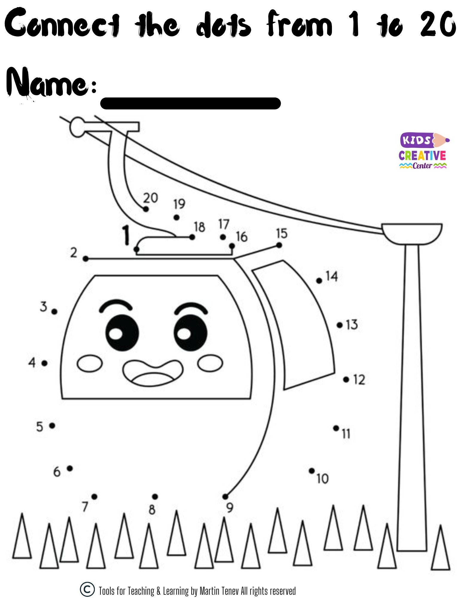 Connect the Dots for Kindergarten/preschoolers 40 Pages - Etsy