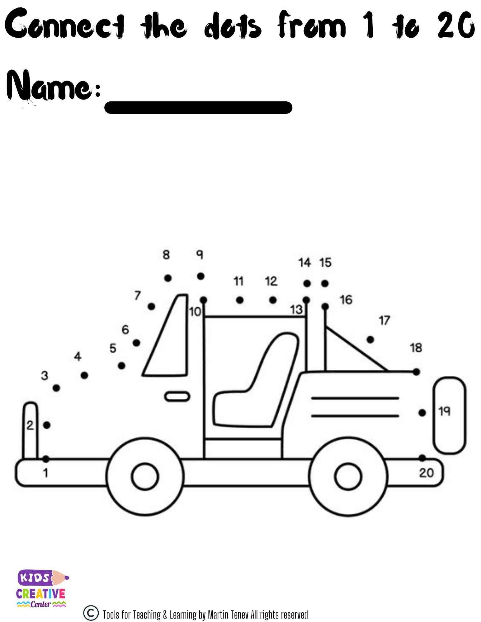 Connect the Dots for Kindergarten/preschoolers 40 Pages - Etsy