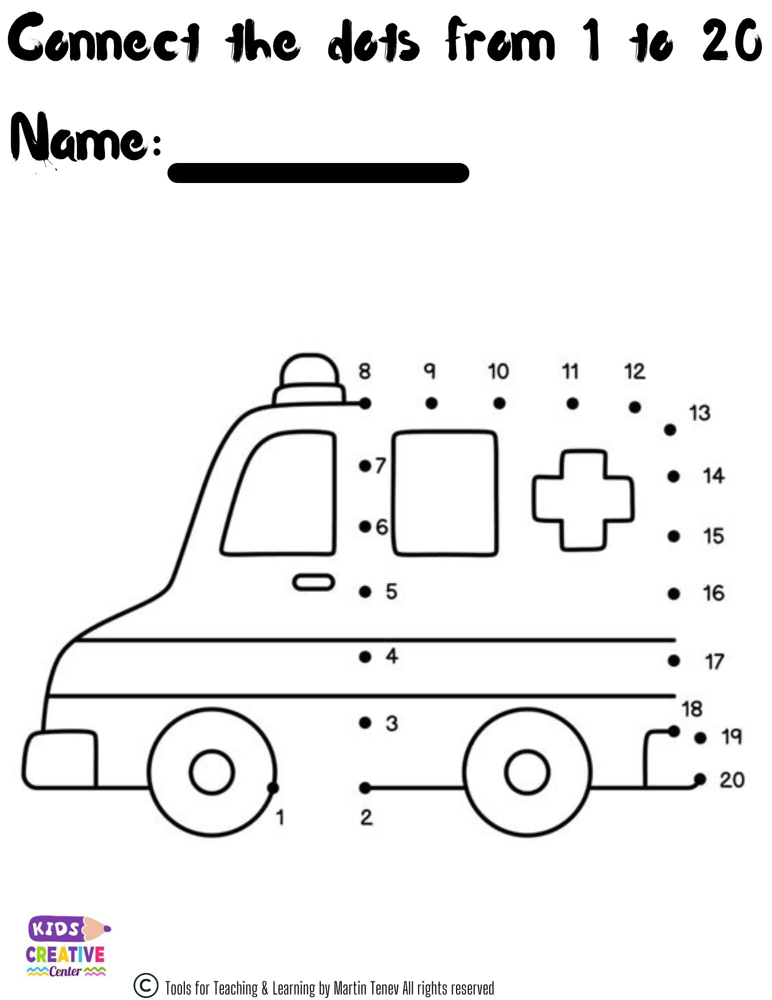 Connect the Dots for Kindergarten/preschoolers 40 Pages - Etsy