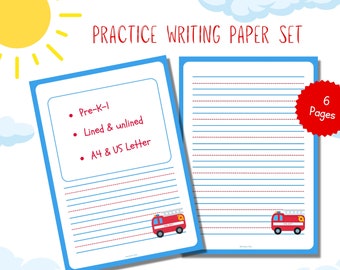 Fire Worksheet Writing - Etsy