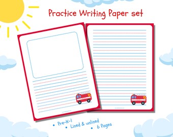 Fire Worksheet Writing - Etsy