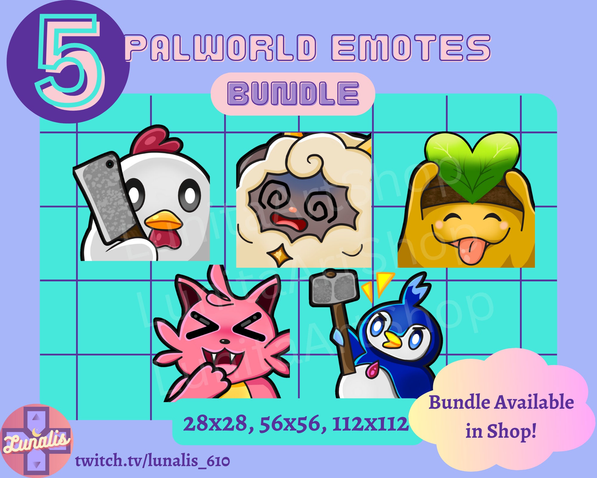 Jolthog Heart Emote for Twitch, Discord Palworld Emote for Twitch ...