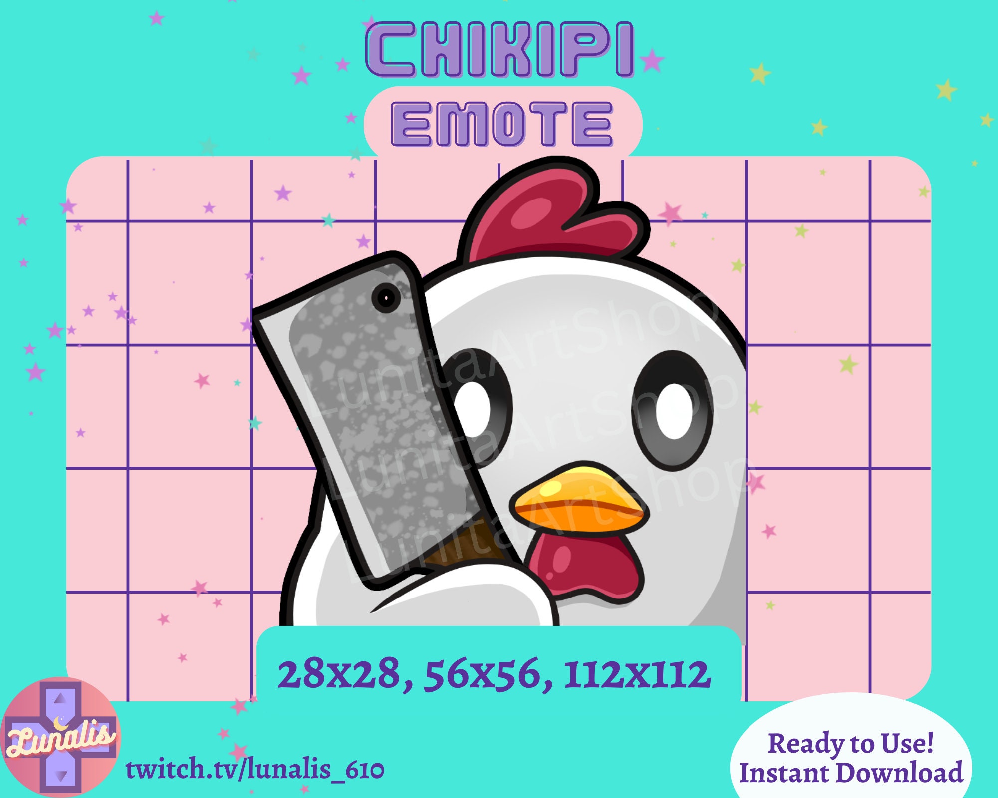 Chikipi Emote for Twitch, Discord, Youtube | Palworld Emote for Twitch ...