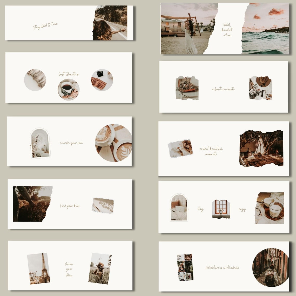 Boho Neutral Theme Notion Aesthetics Bundle Yearly Planner Notion ...