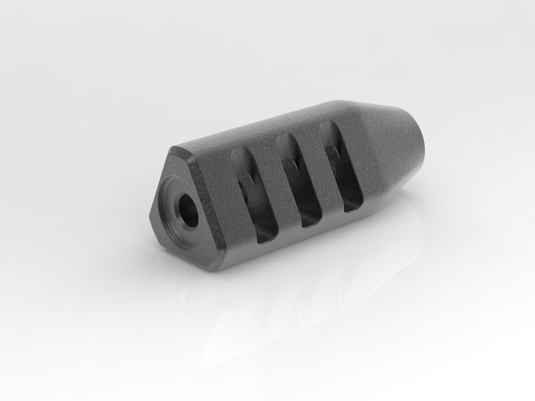 Muzzle Brake, Flash Enhancer, 1/2x28, Airsoft 3d Stl, Military ...