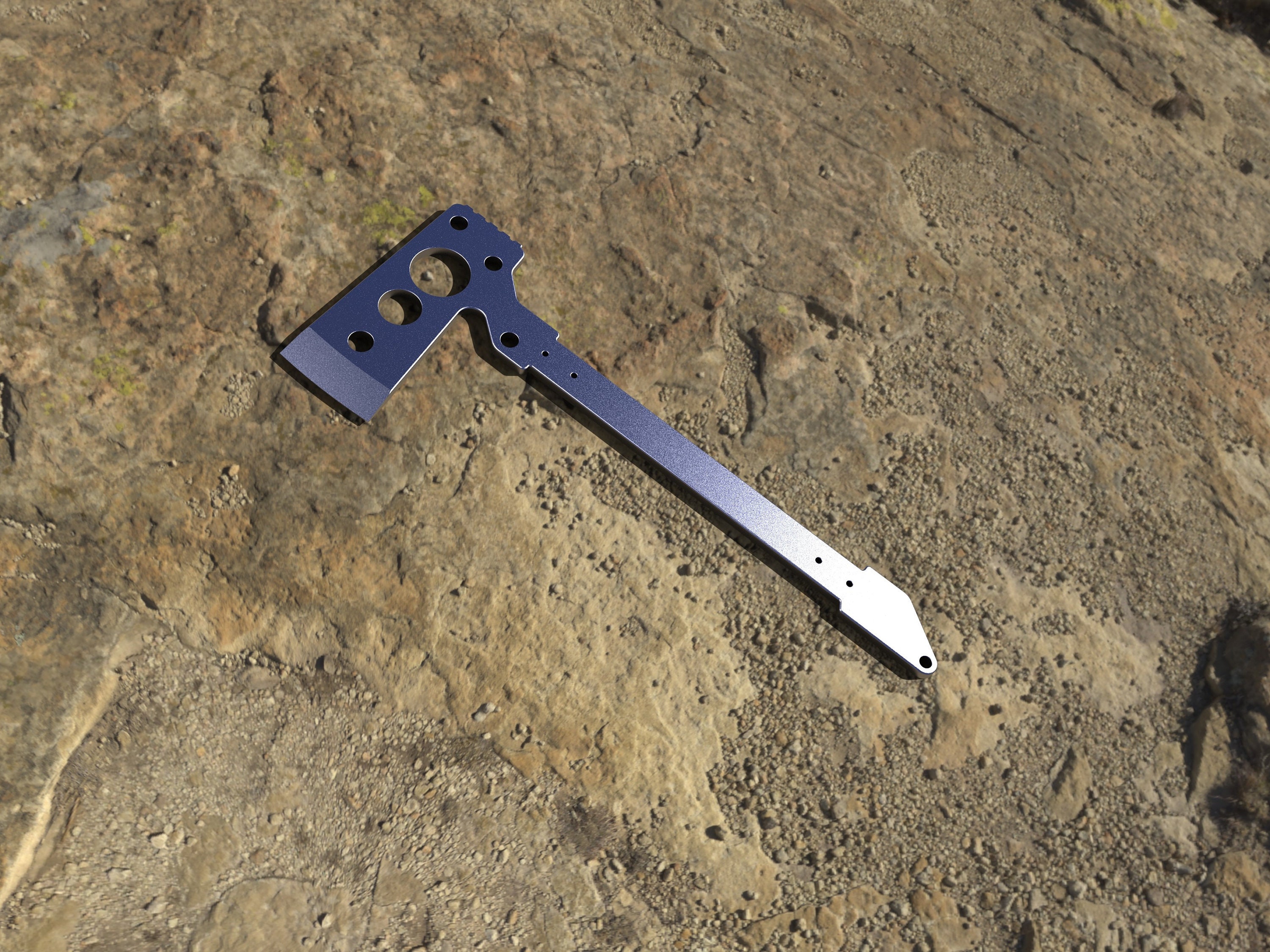 Tomahawk Axe, Stl Download, Dxf, Military Accessory, Airsoft 3d Stl ...