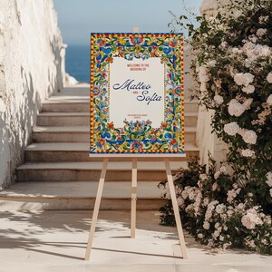 Italian Inspired Welcome Sign, Carretto Siciliano Cart Romantic Classic ...