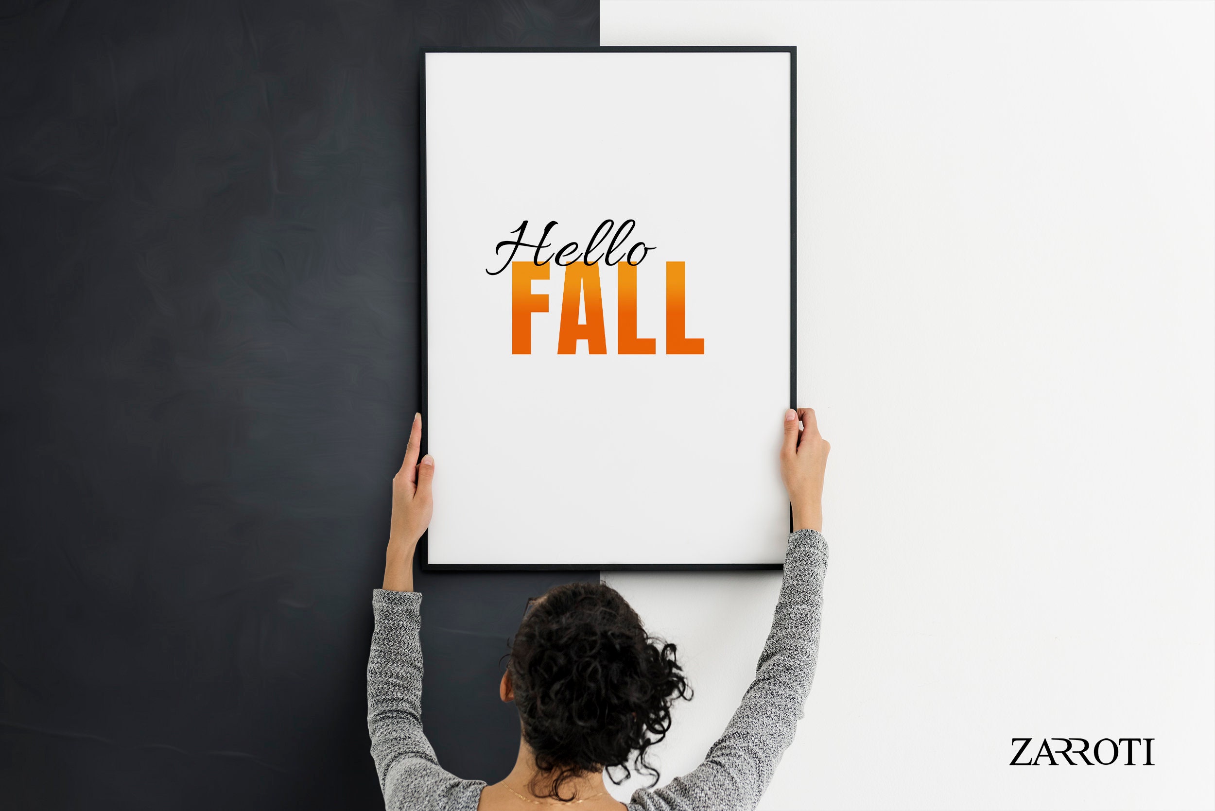 Hello Fall Print, Hello Fall Instant Prints, Fall Decor, Hello Fall ...