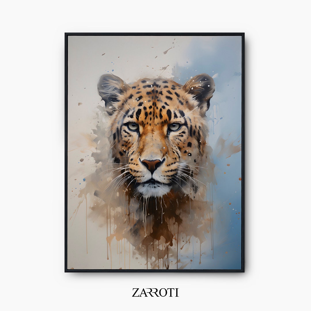 Cheetah Print, Abstract Leopard Art Print, Boho Home Decor, Jungle ...