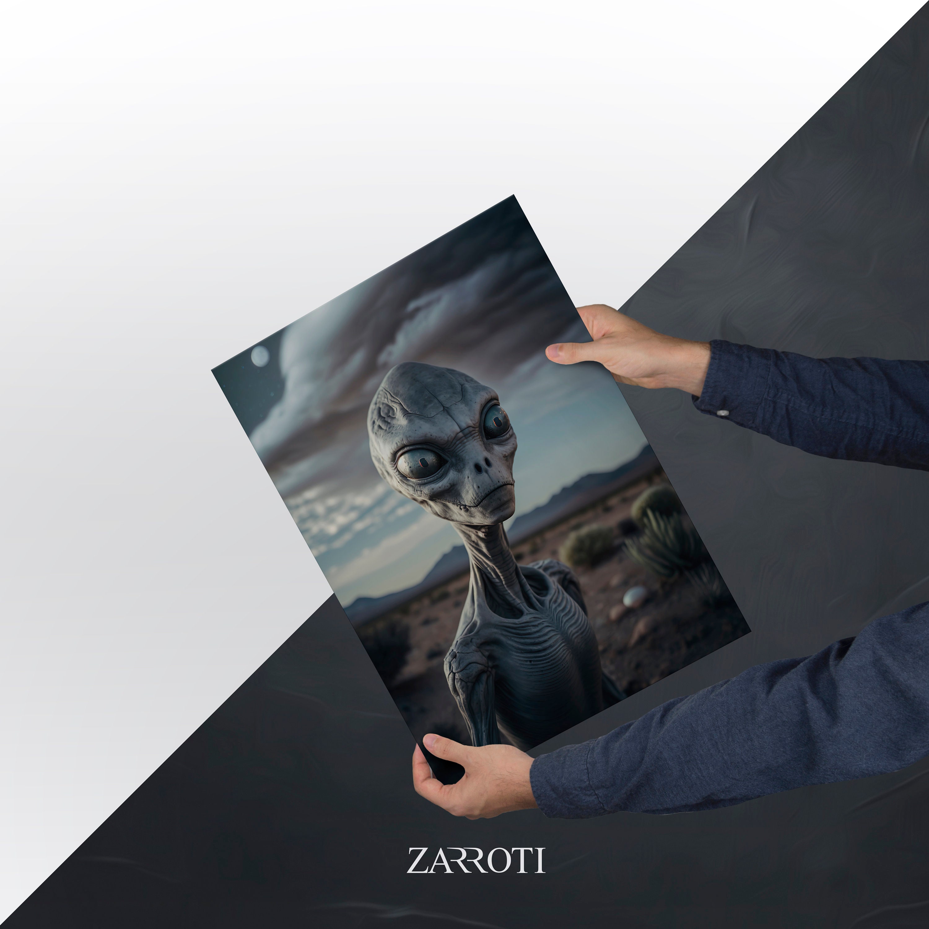 Alien Printable Wall Art, Alien Art Instant Download, Alien Lover Sci ...