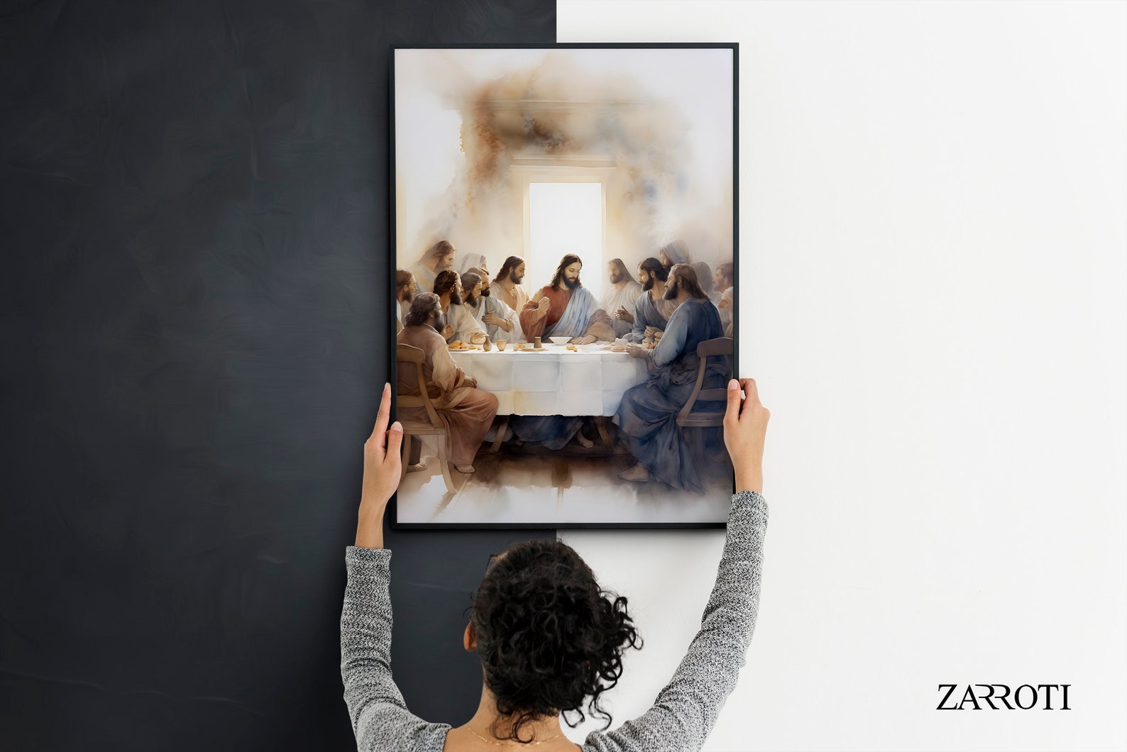 The Last Supper Wall Art, the Last Supper Digital Download, Jesus Art ...