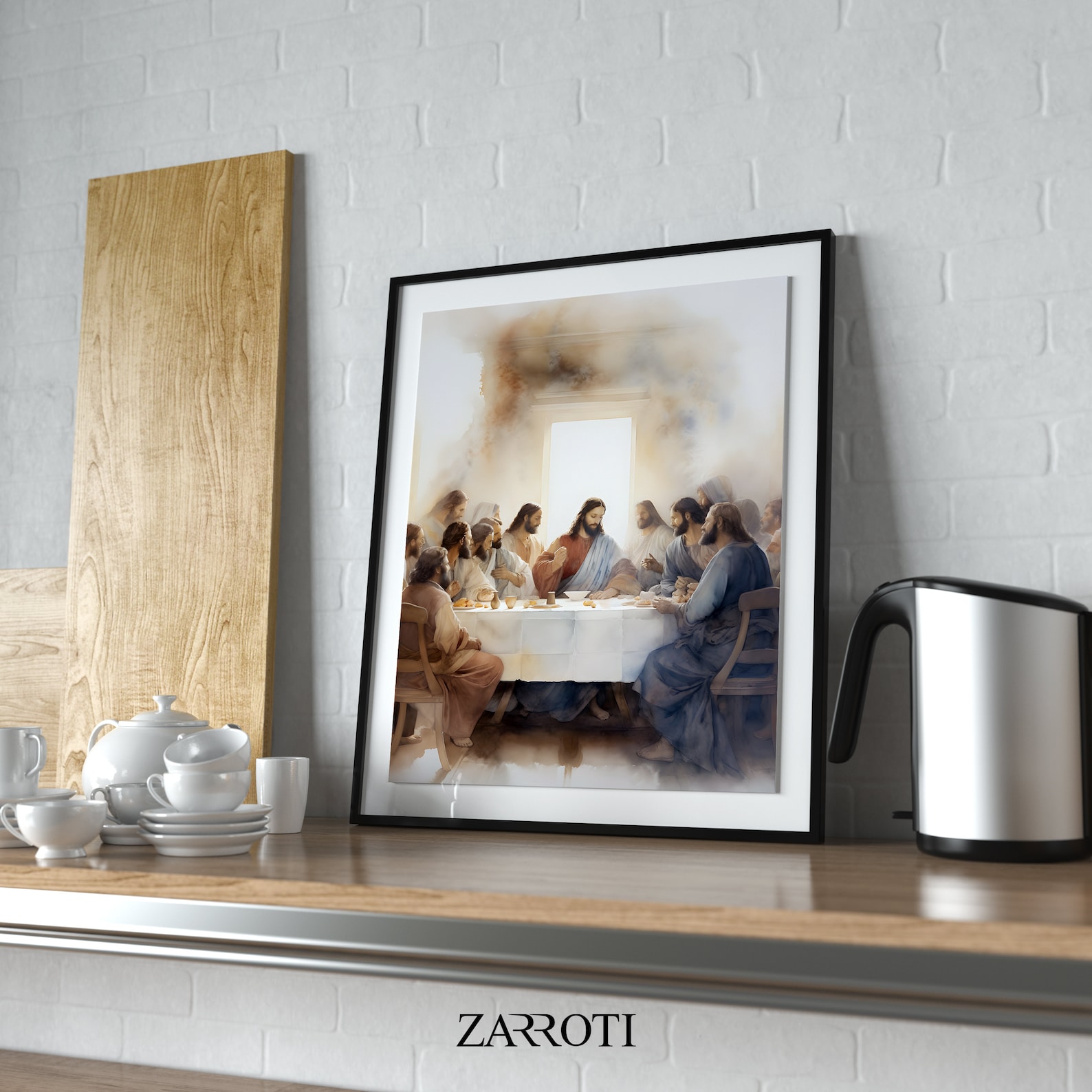 The Last Supper Wall Art, the Last Supper Digital Download, Jesus Art ...