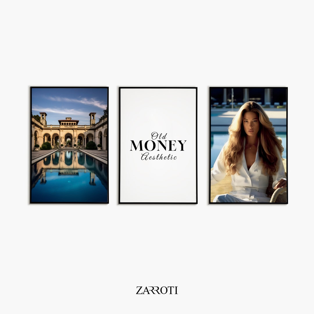 Old Money Aesthetic Instant Download, Vintage Posters, Trendy Retro ...