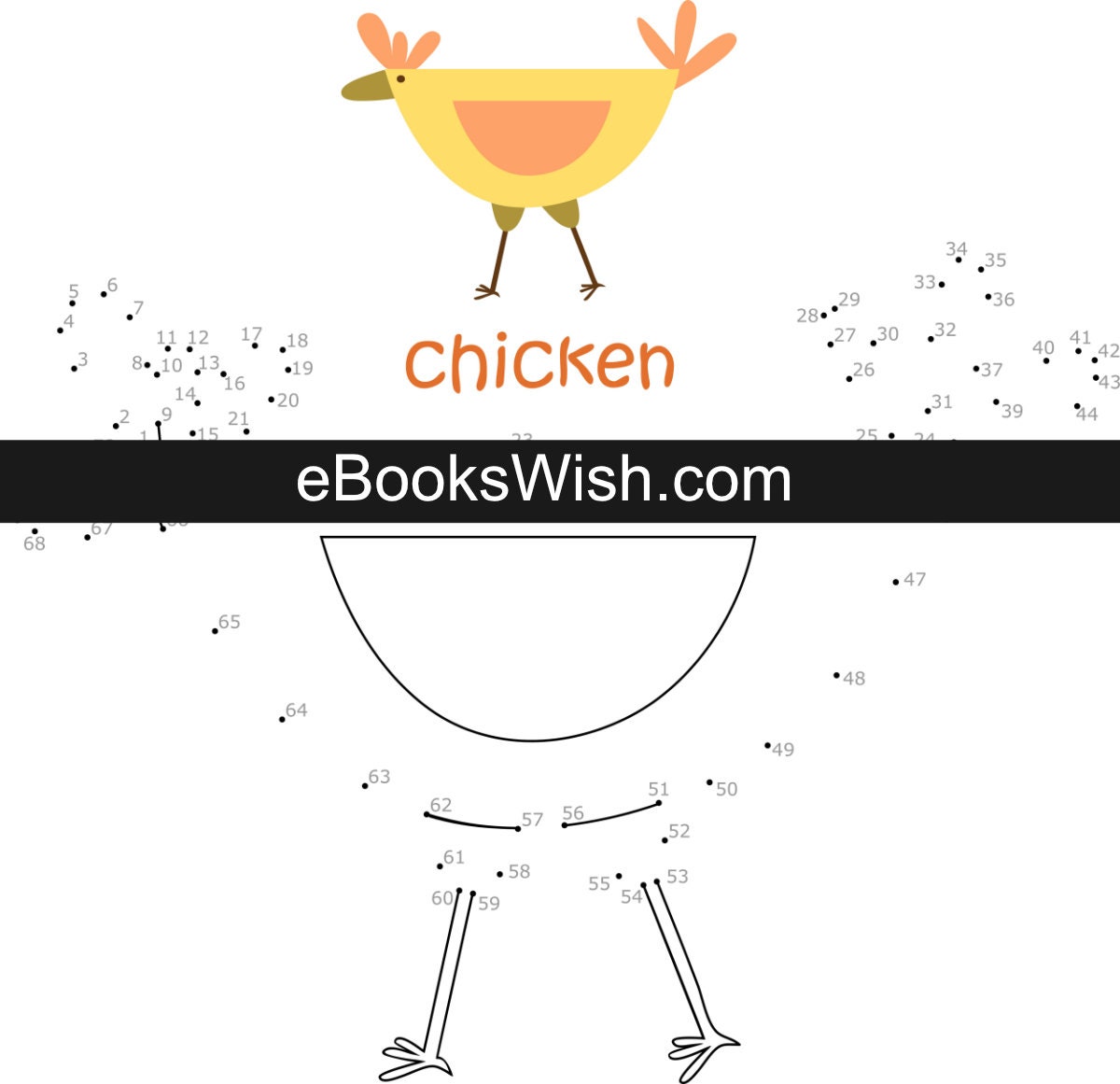 Easy Connect the Dots by Number Coloring Book for Kids - Etsy