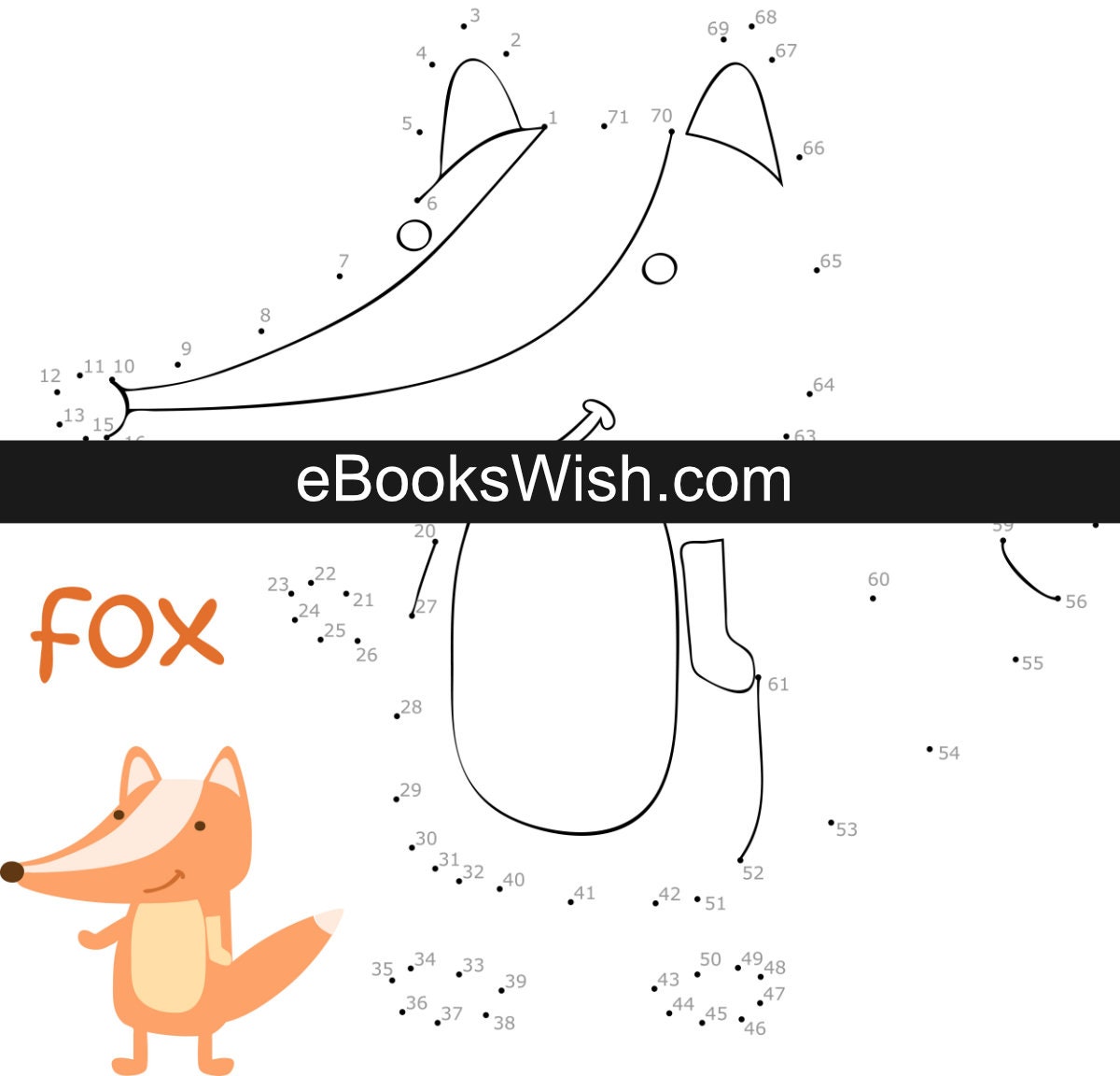 Easy Connect the Dots by Number Coloring Book for Kids - Etsy