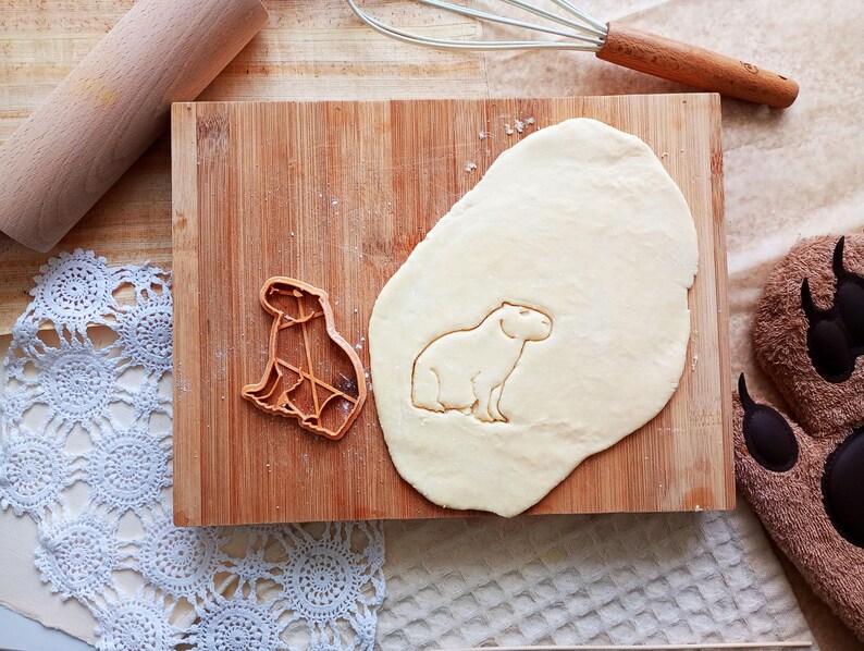 Capybara Cookie Cutter 3D Printed Baking Tool for Cute Animal Cookies ...