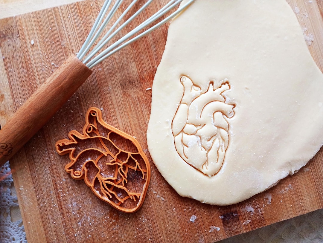 Human Heart Cookie Cutter Anatomical Heart 3D Printed Baking Tool for ...