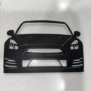 Nissan Skyline GTR Silhouette Wall Art Carbon Fiber R32 R33 R34 R35 - Etsy