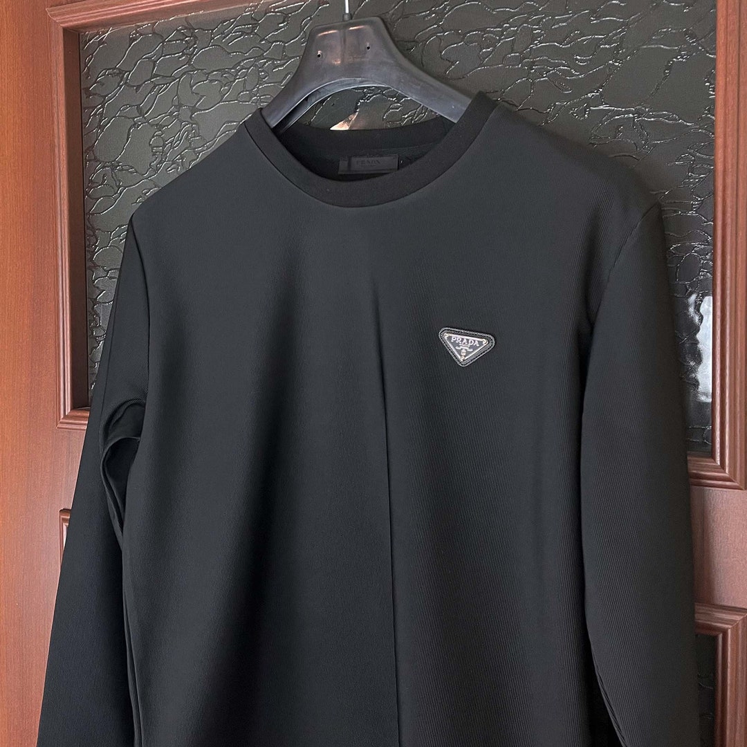 Vintage Prada Black Pullover Size XL - Etsy