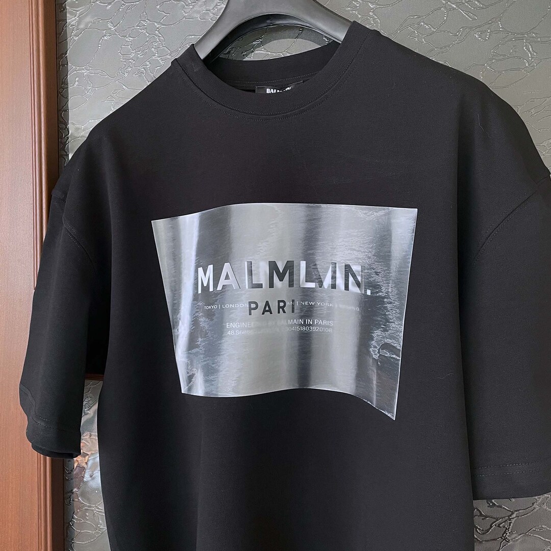 Vintage Balmain Black T-shirt With 3D Hologram Size 2XL - Etsy