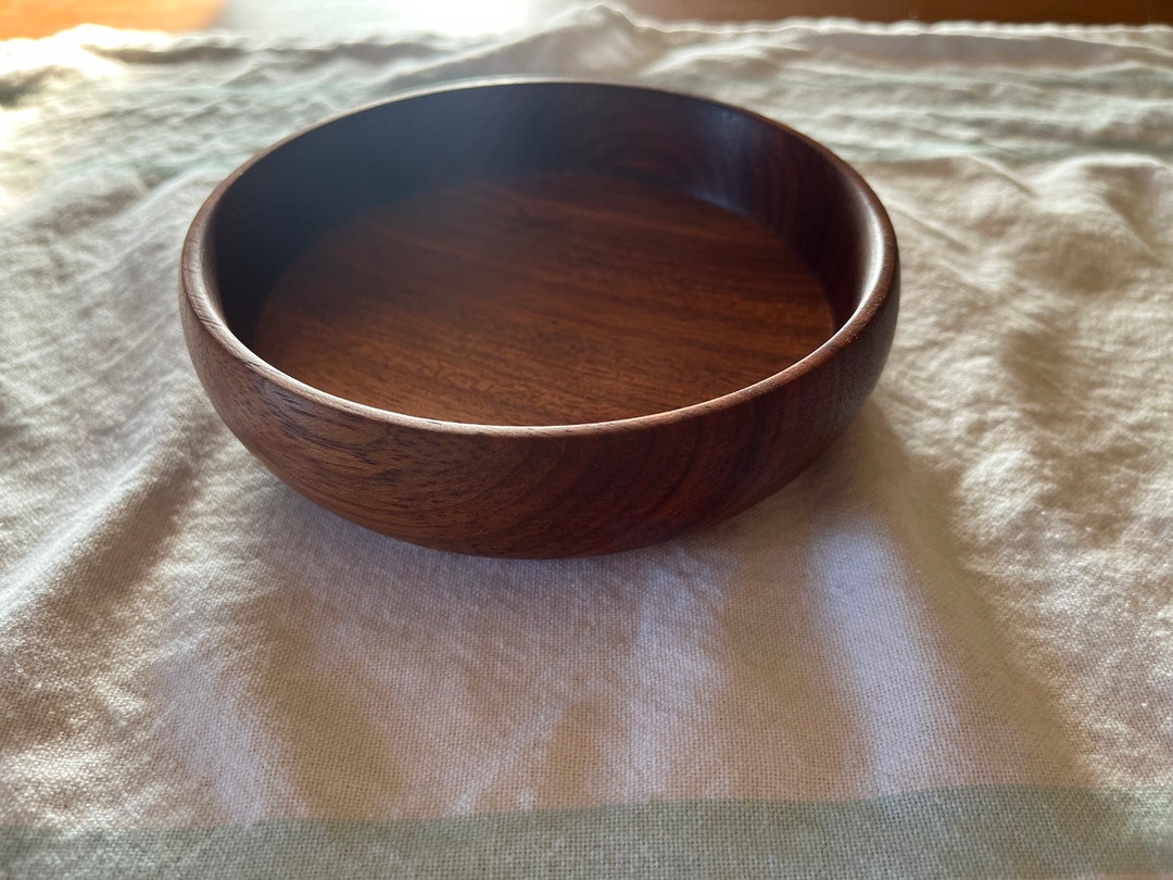 Handcrafted Etimoe Wood Bowl - Natural Elegance for Your Home - Etsy