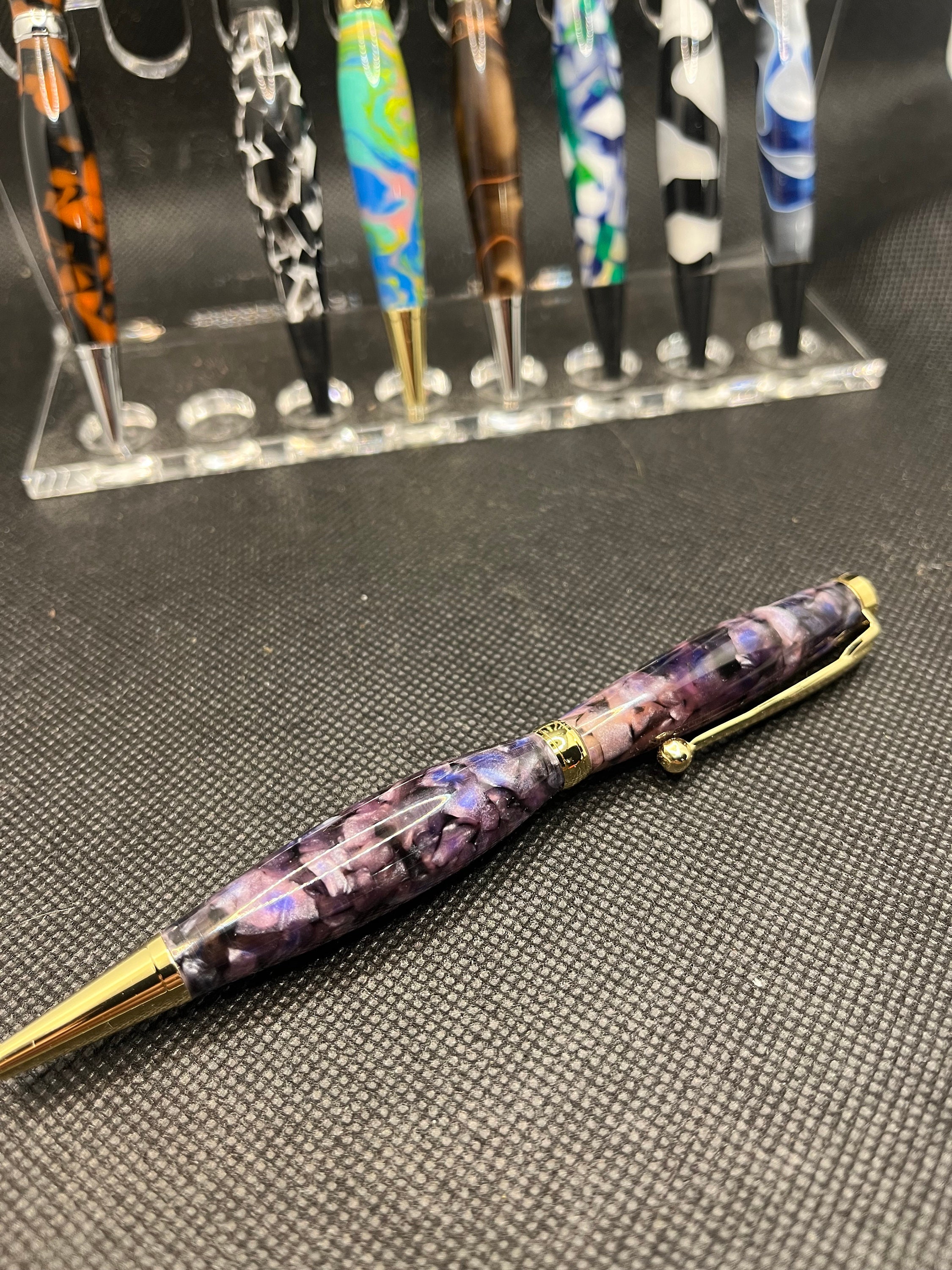 Handmade Acrylic Pens | Colorful - Etsy