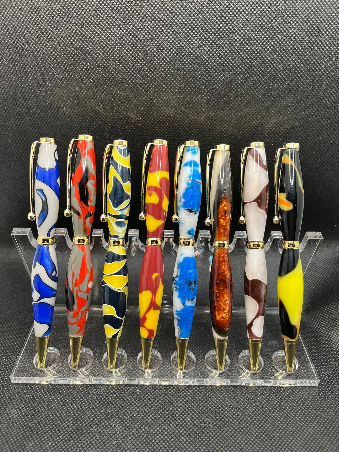 Handcrafted Acrylic Pens - Unique Writing Instruments - Etsy