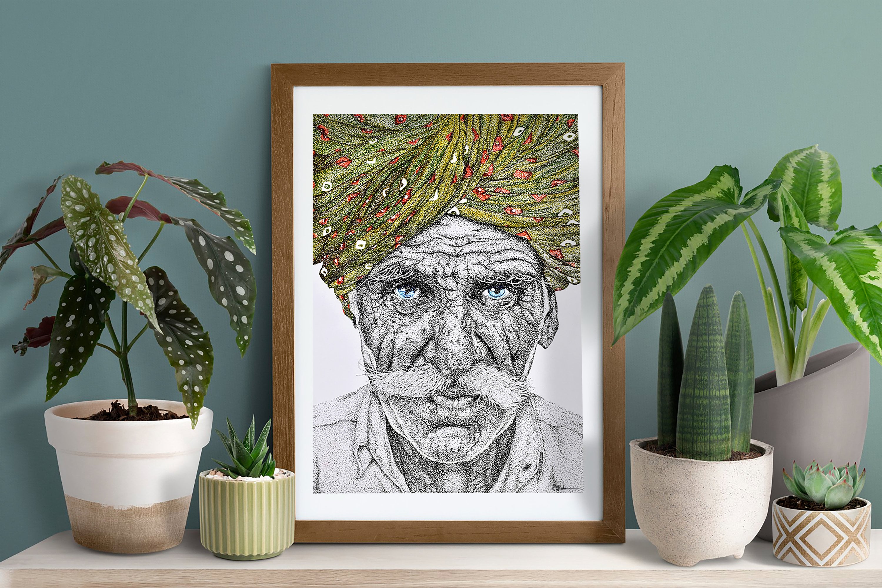 Original Pen Drawing | Professional Pointillism Artwork | Stipple ...