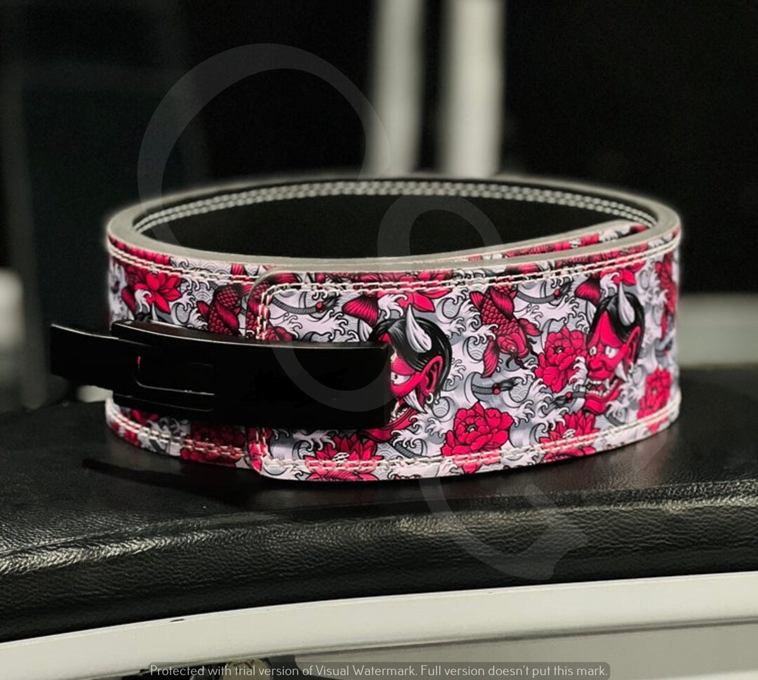 ONI Japanese Power Weightlifting Lever Belt / Nubuck 4 - Etsy