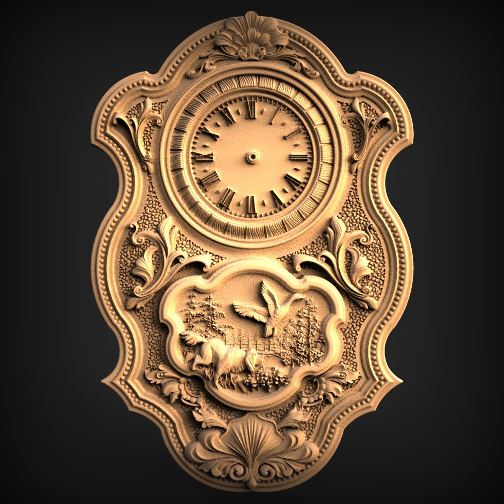 Clock Collection 3d Stl Models for Cnc Printer Artcam 3d - Etsy Canada