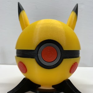 Pikaball Pikachu Themed Pokeball Pokemon 3D Printing Files - Etsy