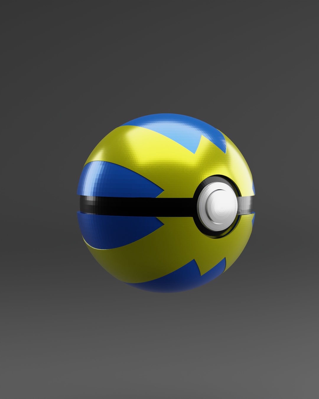 Quick Ball Pokemon 3D Print File | Opening Pokeball STL, 3MF (digital ...