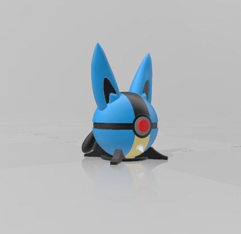 Lucaball Lucario Themed Pokeball Pokemon 3D Printing Files - Etsy