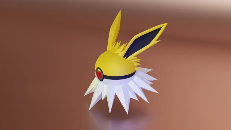 Jolteon Pokeball 3D Print Files | Eevee Evolution STL, 3MF (digital ...