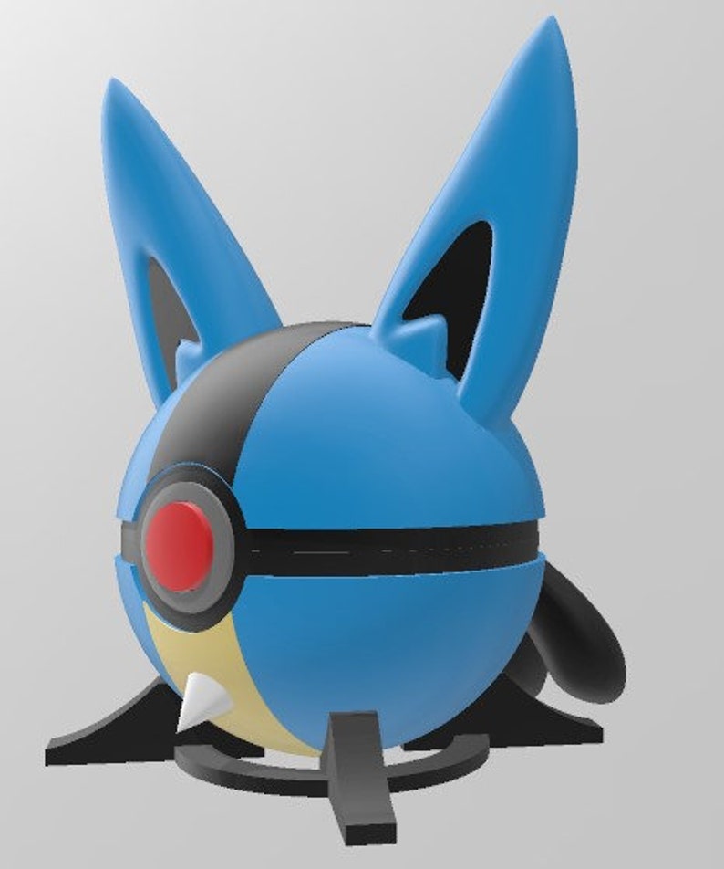 Lucaball Lucario Themed Pokeball Pokemon 3D Printing Files - Etsy