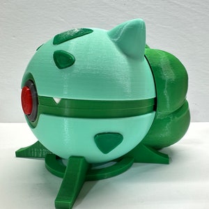 Bulbaball | Bulbasaur Themed Pokeball | Pokemon 3D Printing Files ...