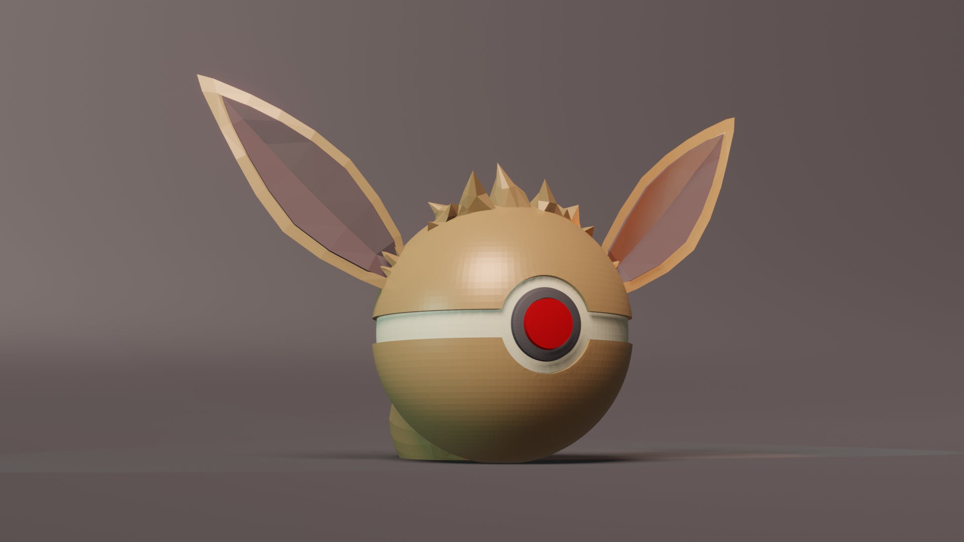 Eevee Pokeball 3D Print Files | Functional Pokemon Toy (digital ...
