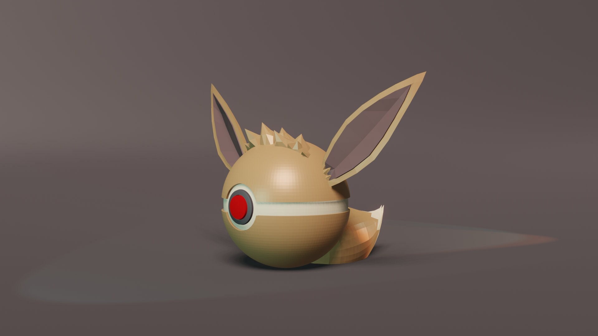 Eevee Pokeball 3D Print Files | Functional Pokemon Toy (digital ...