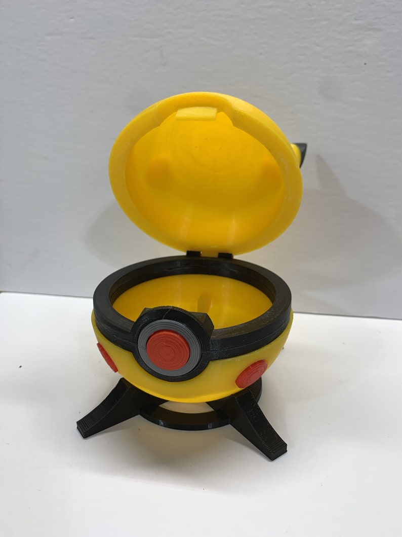 Pikachu Pokeball 3D Print File | Pikaball STL, 3MF (digital Download ...